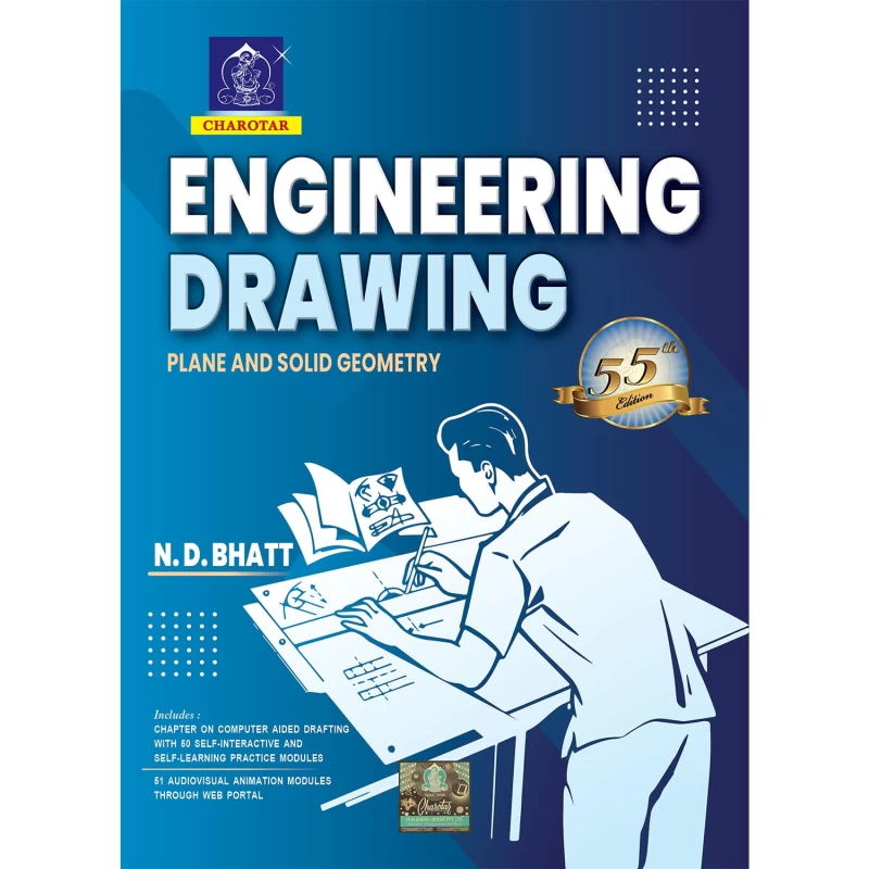 BookBharat - Engineering Drawing: Plane and Solid Geometry by N.D ...